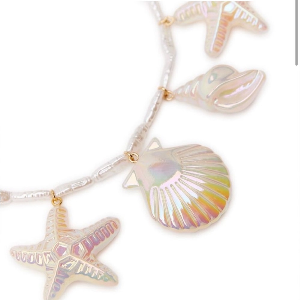 Barbie The Movie Warner Bros. Seashell Necklace Zara … - Gem